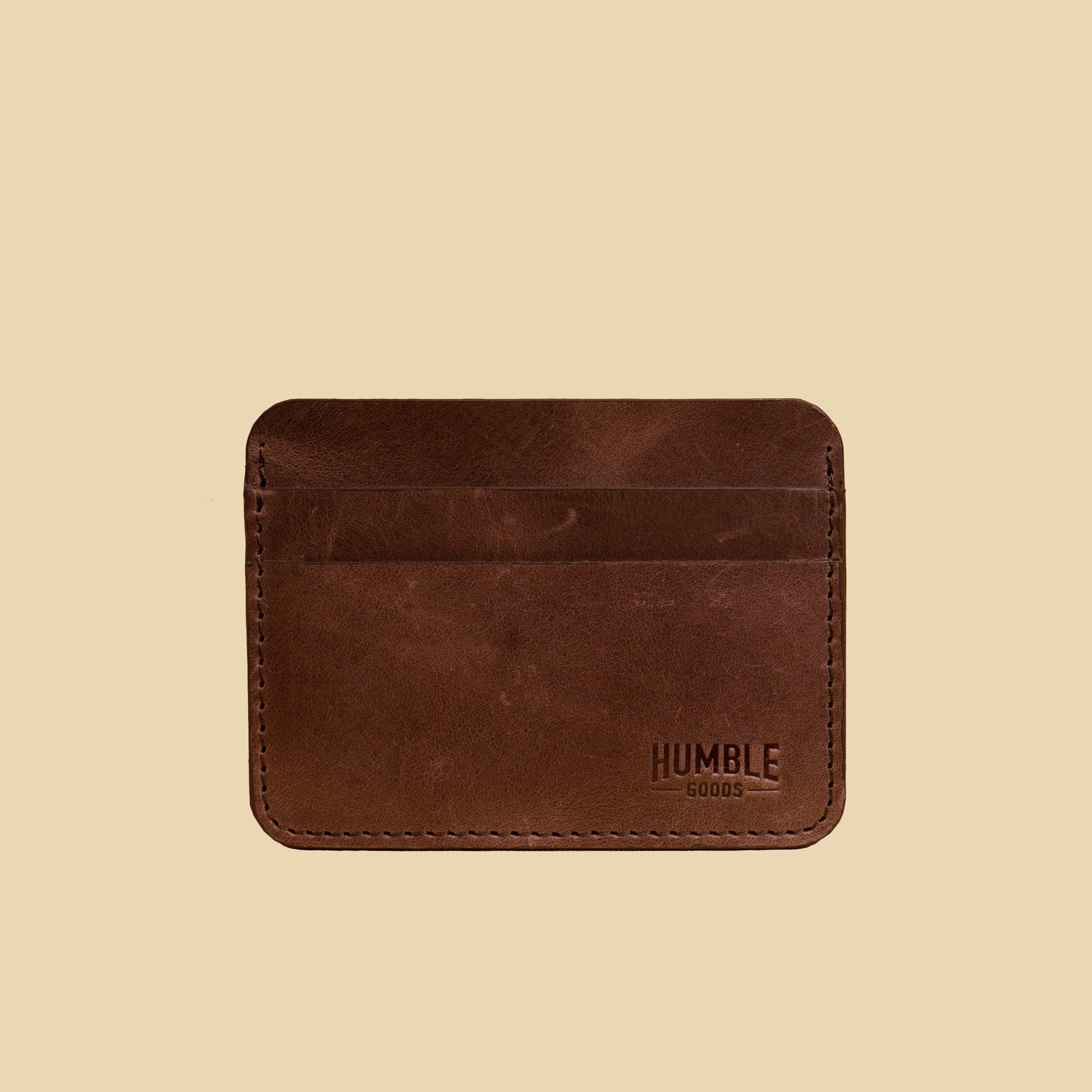 Simple Card Wallet | Coffee Brown – Humble Goods
