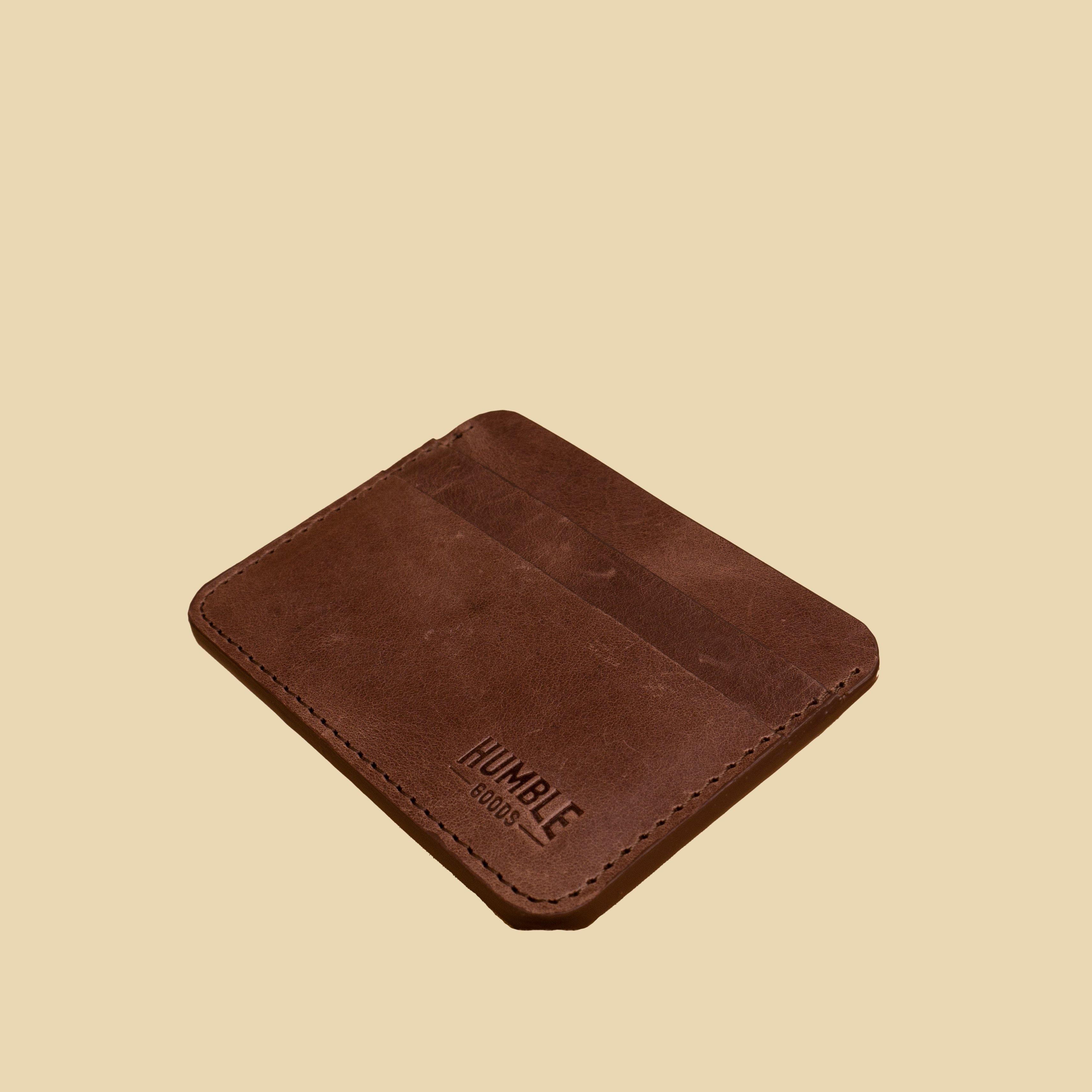 Simple Card Wallet | Coffee Brown – Humble Goods