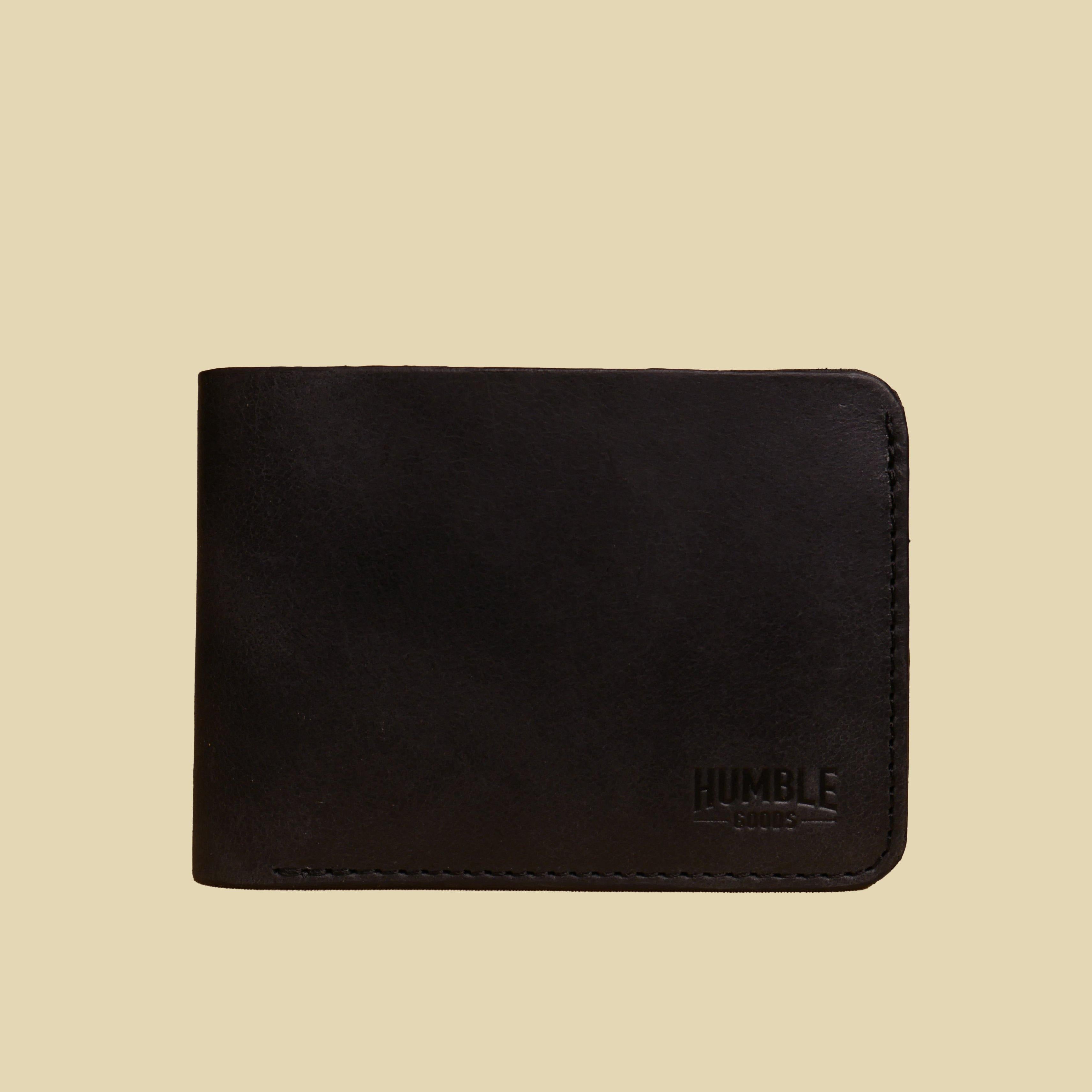 Bifold Wallet | Charcoal Black – Humble Goods